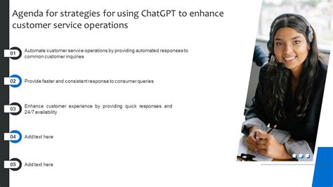 Agenda For Strategies For Using Chatgpt To Enhance Customer Service Operations Chatgpt Ss V Ppt