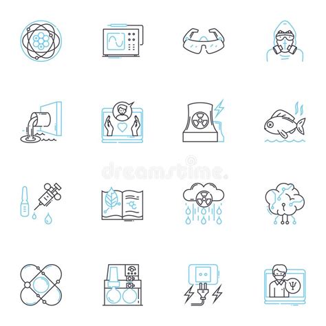 Technology Innovation Linear Icons Set Disruption Advancement Progression Invention