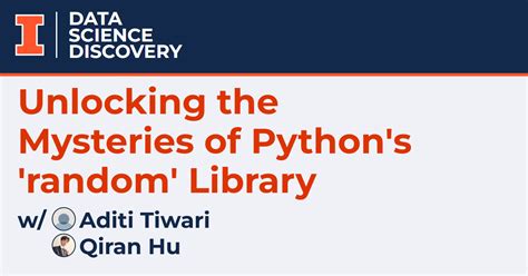 Unlocking The Mysteries Of Pythons Random Library Data Science