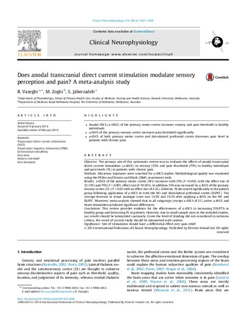 Pdf Does Anodal Transcranial Direct Current Stimulation Enhance Excitability Of The Motor
