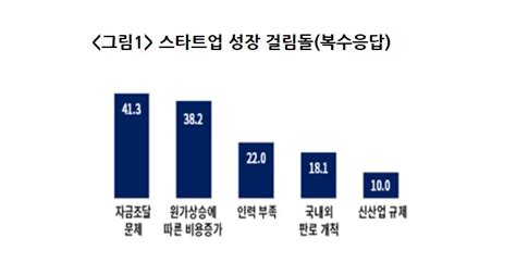 스타트업 10곳 중 4곳 “투자유치 등 자금조달 애로 있다 작년보다 힘들어 와우테일