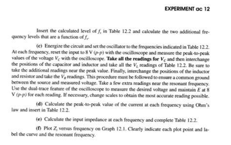 Solved Procedure Part 1 Low Circuit A Construct The
