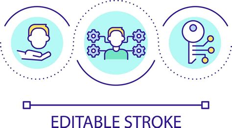 Privileged Access Management Loop Concept Icon Gaining Special