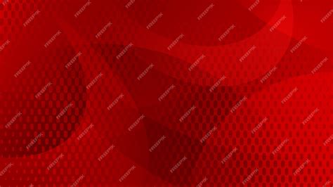 Premium Vector Abstract Background Of Curved Lines Curves And Halftone Dots In Red Colors