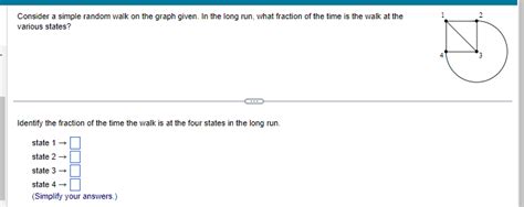 answered consider a simple random walk on the… bartleby