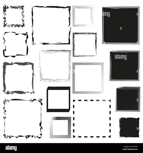Assorted Frames Collection Artistic Borders Set Gallery Wall Display