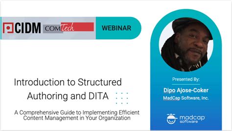 Introduction To Structured Authoring And Dita A Comprehensive Guide To Implementing Efficient