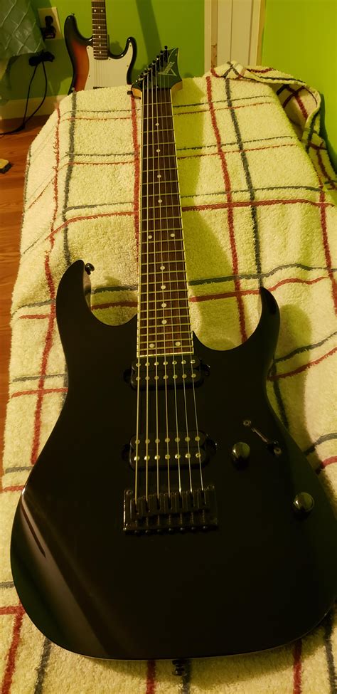My First Seven String It Is An Ibanez Rg7321 And I Got It Yesterday