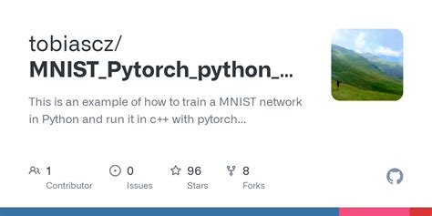 GitHub Tobiascz MNIST Pytorch Python And Capi This Is An Example Of How To Train A MNIST