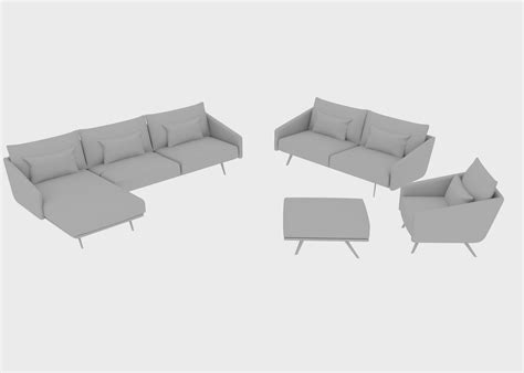 Sillón Modelo 3d 39 Fbx Obj Unknown Max Free3d