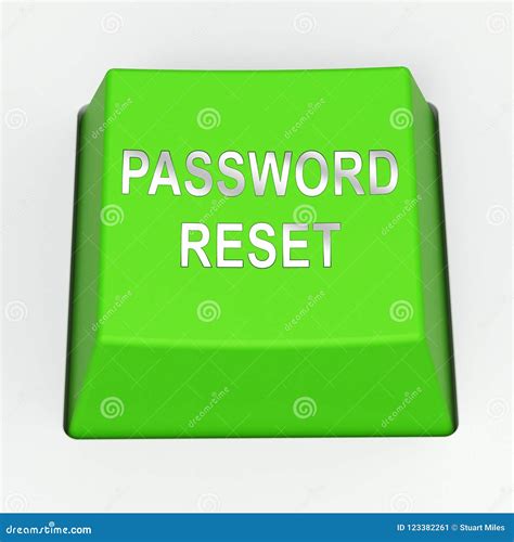 Password Reset Email Interface Update 3d Rendering Stock Illustration