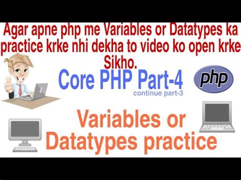 Php Tutorial For Beginners Full Part 4 Variable Datatypes Web