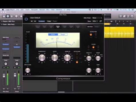 Logic Pro X Tutorial Compressor Logic Pro X Logic Pro Logic