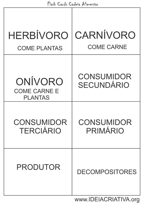Atividade Cadeia Alimentar Ano Librain