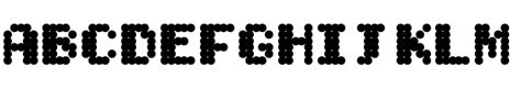 bitcount grid double medium circle font decorative display what font is