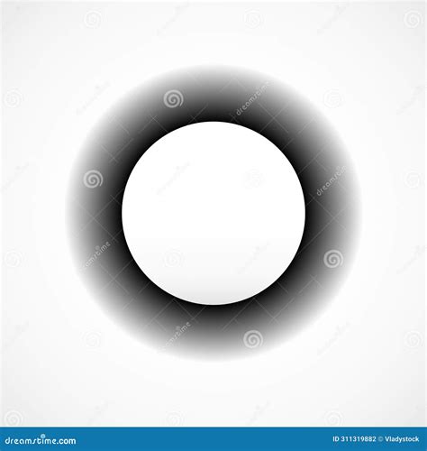 Circle With Shadow Stock Vector Illustration Of Empty 311319882