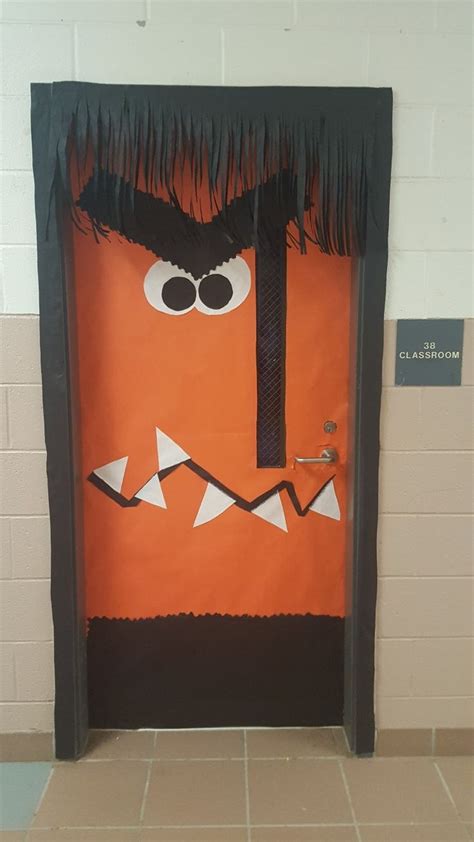 Monster Door Lights Off Looks Like A Meaner Monster Monster