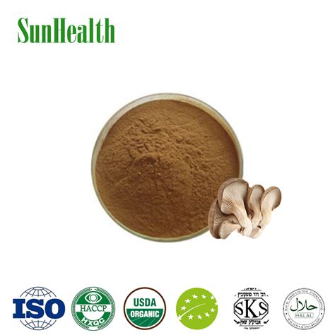 Organic Oyster Mushroom Extract Powder 20 Polysaccharide Oyster Mushroom And Polysaccharide