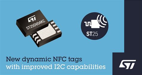 Stmicroelectronics Introduces Dynamic Nfc Tags With Improved I C Capabilities