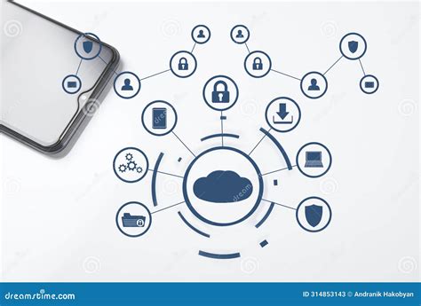 Cloud Computing System Big Data Stock Image Image Of Processes Connection 314853143