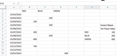 Return First Value In Column After Column Header Look Up Rexcel