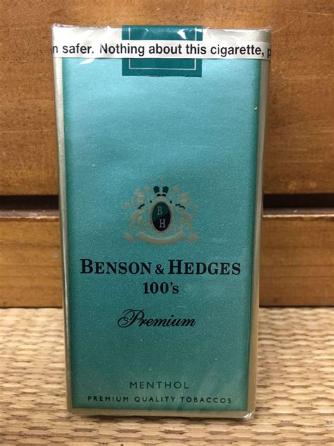 Benson And Hedges Menthol Premium 100s Cigarette Soft Pack By Philip Morris Usa Danlys