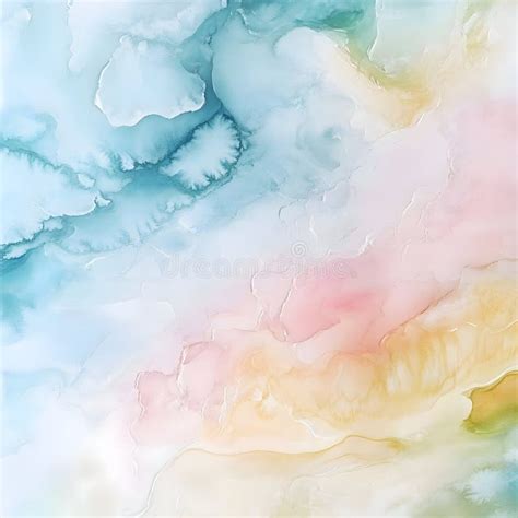 Colorful Abstract Artwork With Soft Pastel Hues Blending Seamlessly In