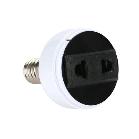 Durable Lamp Adapter E14 To Two Pin Power Socket H Grandado