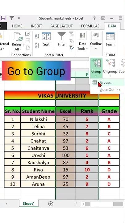 Stop Hiding Column In Excel Instead Do This Amazing Excel Trick Shorts Excelshorts Youtube