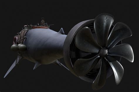 Stylized Shark Ship 3d Vehicles Unity Asset Store