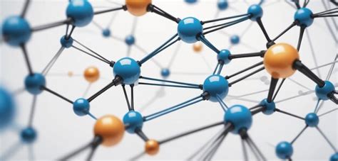 premium photo motion node networking abstract background pattern