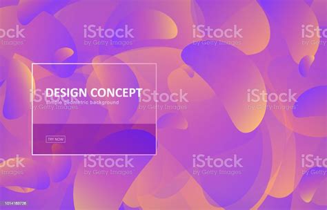 추상적인 배경 그라데이션 기하학적 모양 벡터 디자인입니다 최소한의 스타일에서 그래픽 패턴입니다 선명한 물결 모양 액체 양식을 동적 모션 배경 0명에 대한 스톡 벡터 아트 및