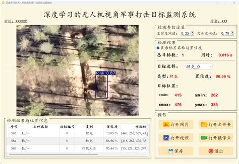 基于yolov8深度学习的无人机视角军事打击目标检测系统研究与实现pyqt5界面数据集训练代码基于yolov8的飞机模型系统设计与