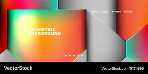 Gradient Triangle Geometric Minimal Wallpaper Vector Image