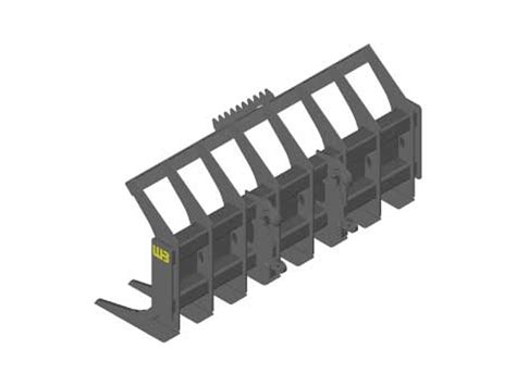 Werk Brau Grading Rake For Wheel Loaders 19 000 30 000 Lbs Class 2