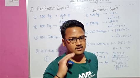 Lecture 13instructions Set Of Microprocessor 8085 Arithmetic Set