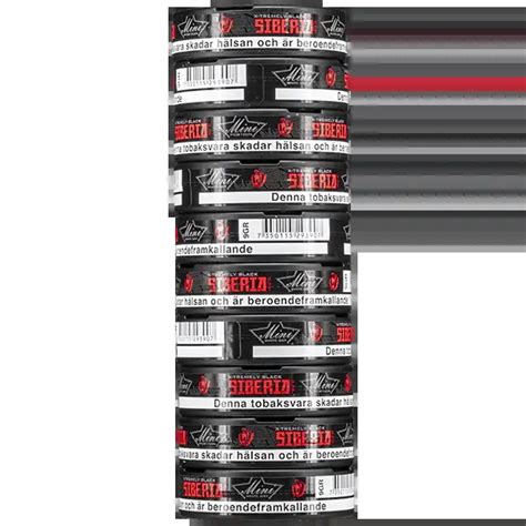 Siberia Black White Dry Mini Portion Köp Fraktfritt ⭐️