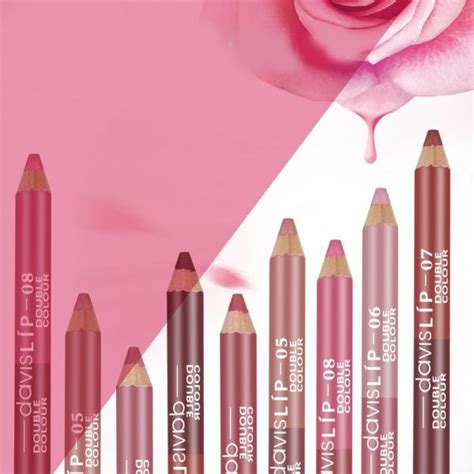 립라이너 더블 컬러 매트 글리터 립 라이너 방수 메이크업 오래 지속되는 펜슬 립스틱 모이스처라이저 입술 얼룩 티몬