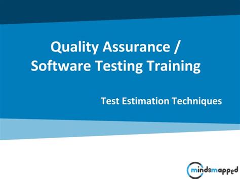 test estimation techniques ppt