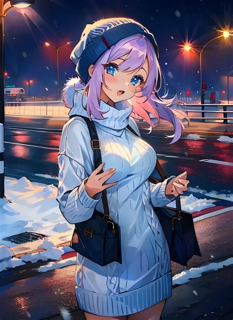 Girl In Sweaters V4 By Eviwizard On Deviantart