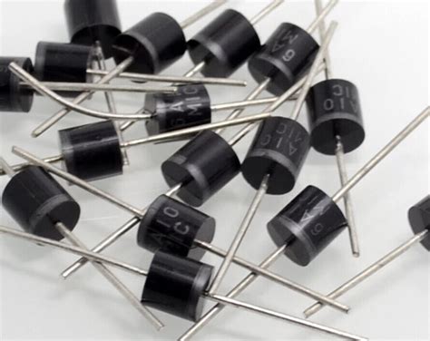 10pcs R6 6a10 6a 1000v 1kv 6 Amp Axial Silicon Rectifier Diodes Bridge