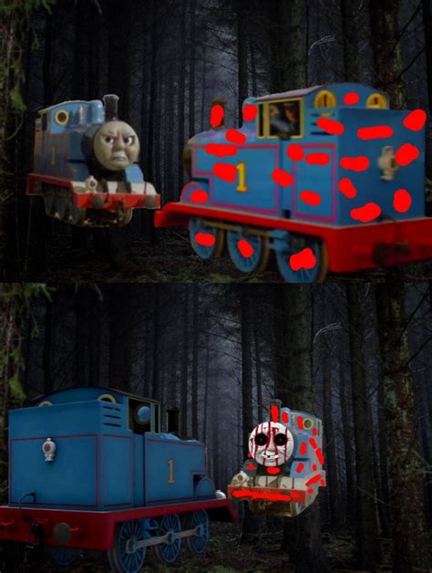 Thomas Vs Thomasexe Creepypusta By Thomasfan16512 On Deviantart