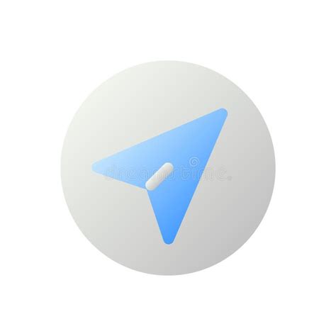 导航指针平面渐变双色ui图标 向量例证 插画 包括有 概念 移动 映射 游标 颜色 图象 略写法 264146596