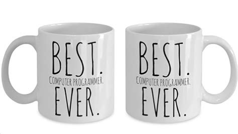 Best Computer Programmer Ever Mug Gift For Coder Gift For Nerd Etsy