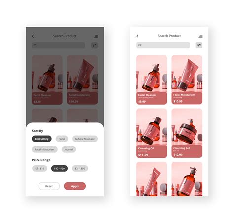 Cosmetic Mobile App UI Concept On Behance