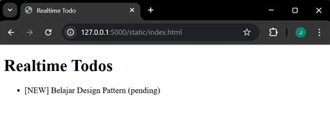 Menerapkan Design Pattern Di Aplikasi To Do List Dengan Flask