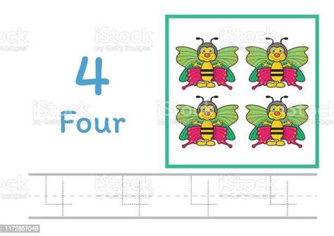 숫자 추적 및 쓰기 트레이싱 워크 시트 유치원 학습 번호와 만화 클립 아트 워크 시트 무료 필기 벡터 건강관리와 의술에 대한 스톡 벡터 아트 및 기타 이미지 Istock