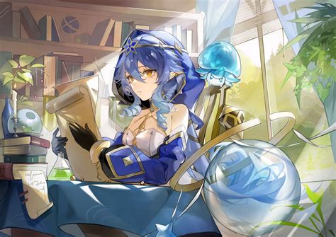 Zhishi Yuyuanqiu Fungi Genshin Impact Layla Genshin Impact