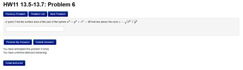 solved hw11 13 5 13 7 problem 6 previous problem problem