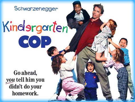 Famous Kindergarten Cop Quotes Kindergarten Cop 1990 Arnold